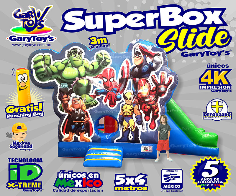 SuperBox Slide | Fábrica de Parques Infantiles PREMIUM by GaryToy´s®