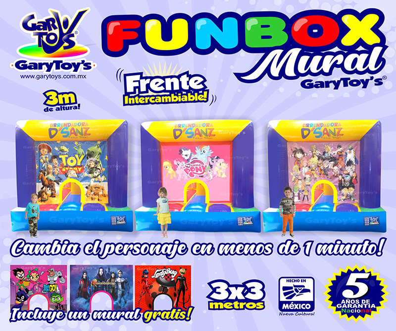 Fun Box Mural | Fábrica de Parques Infantiles PREMIUM by GaryToy´s®